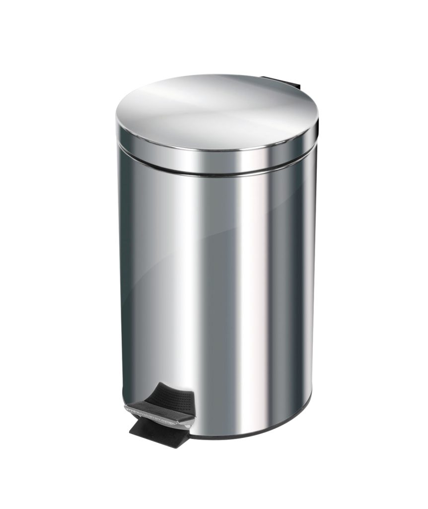549 Stainless-Steel - STAINLESS-STEEL BIN WITH PEDAL- 12 L | Mar Plast