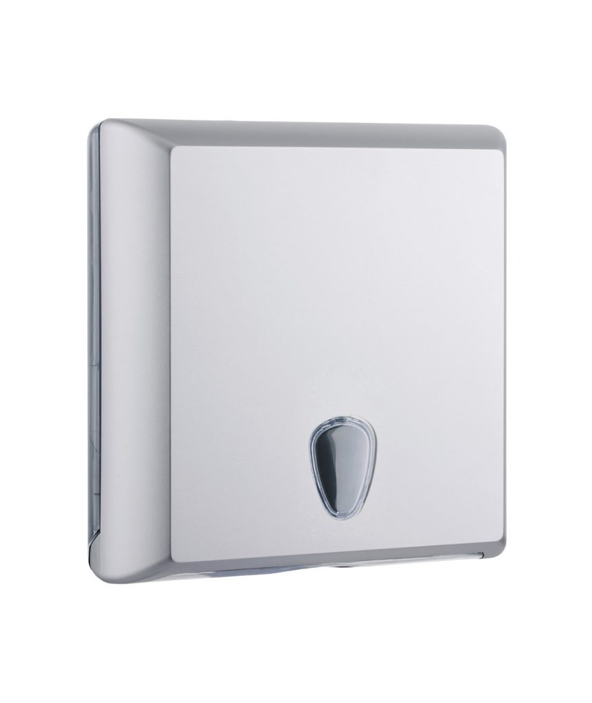 706 Satin - TOWEL INTERFOLDED PAPER DISPENSER- 400 SHEETS | Mar Plast