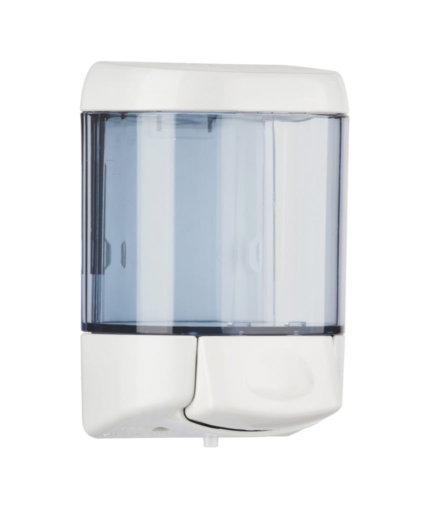 775 Transparent - SOAP DISPENSER WITH BUTTON- 0,55 L | Mar Plast