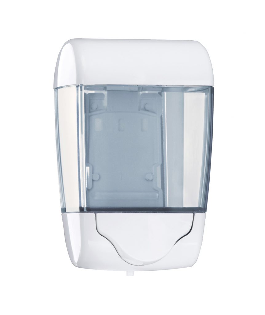 776 Transparent - SOAP DISPENSER WITH BUTTON- 0,55 L | Mar Plast