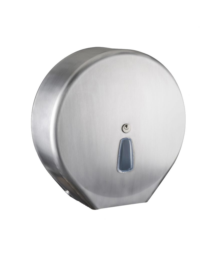 801 Inox Satinato - DISPENSER CARTA IGIENICA INOX- Maxi Jumbo | Mar Plast