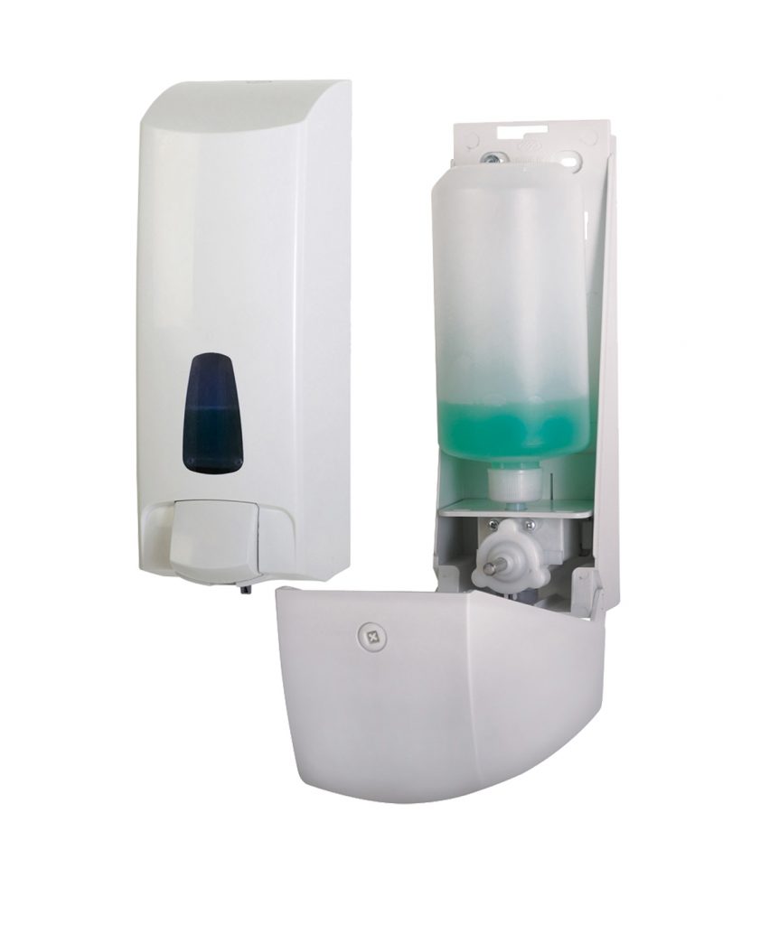 826 White - SOAP DISPENSER- CART 1 L | Mar Plast
