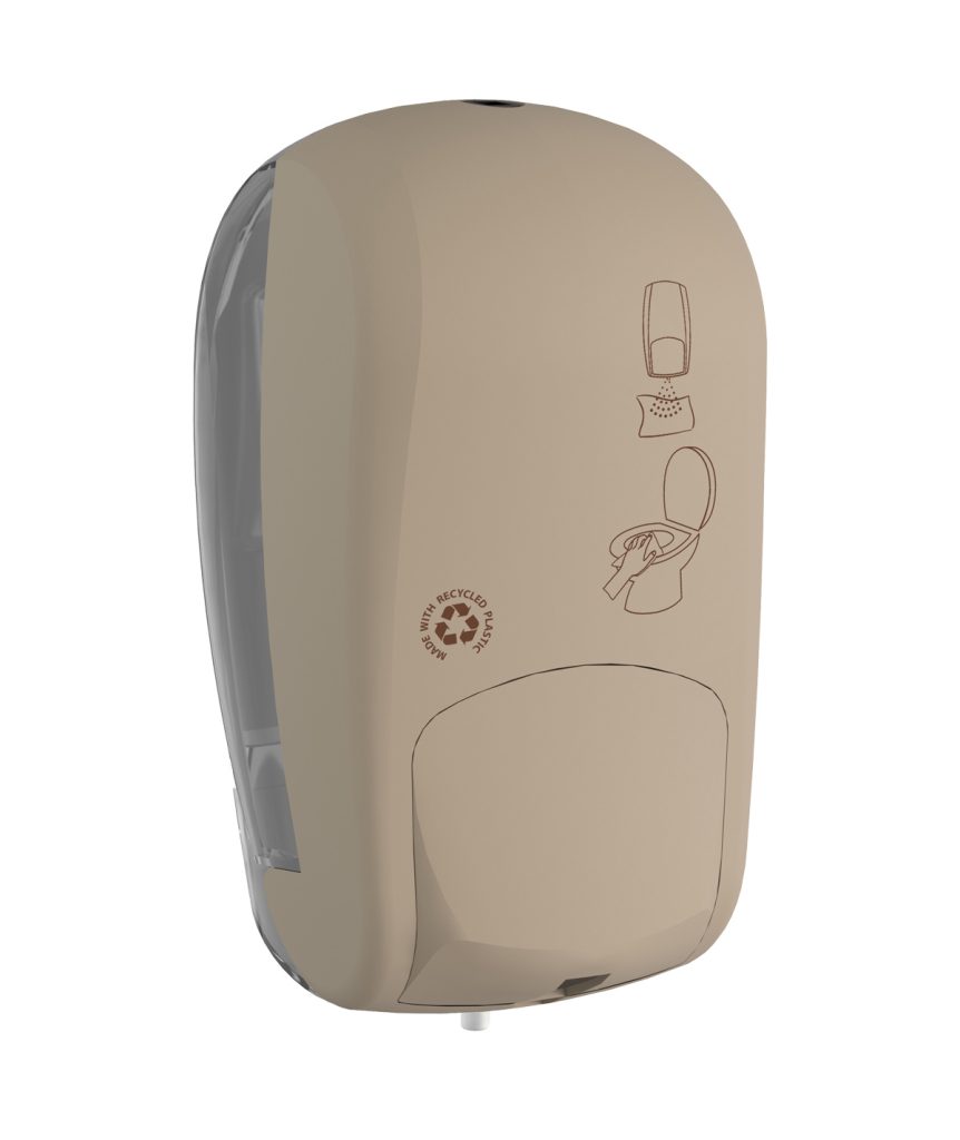 955 Sand - DISPENSER FOR SANITIZER TOILET SEAT COVERS- CART 0,5 L | Mar ...