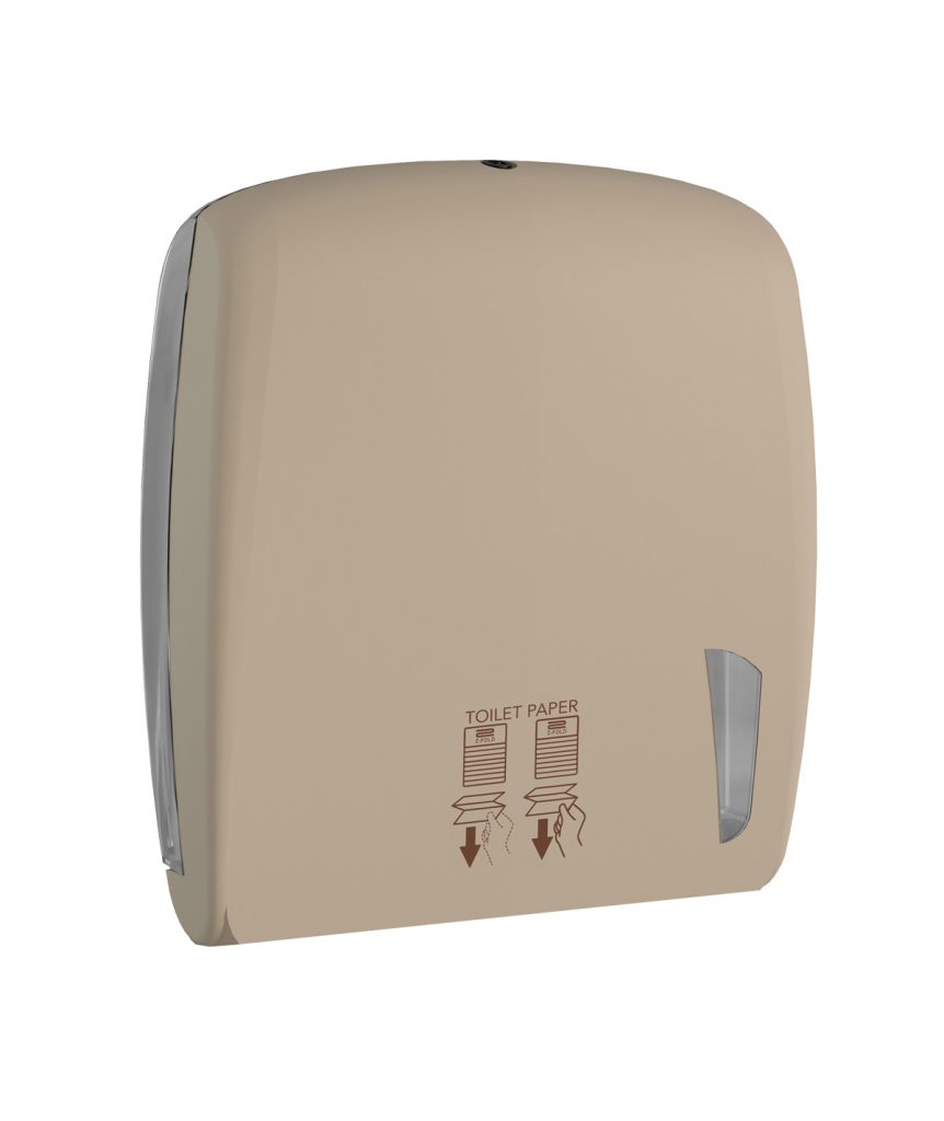 968 Sand - DISPENSER CARTA IGIENICA INTERCALATA DOPPIO- 800 FOGLI | Mar ...